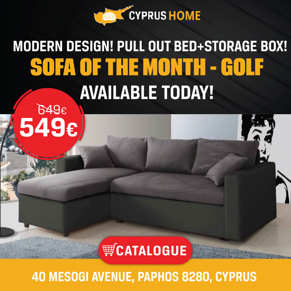 Sofas, Beds, Living room furniture| Cyprus Home